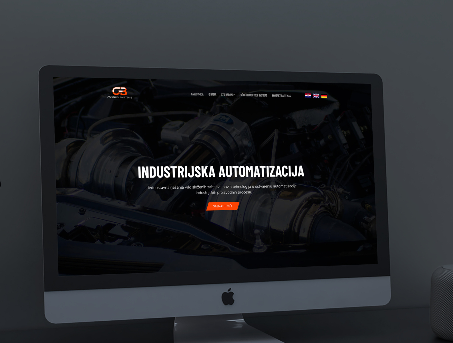 Website design CB Control Systems by Direct Design on Dribbble