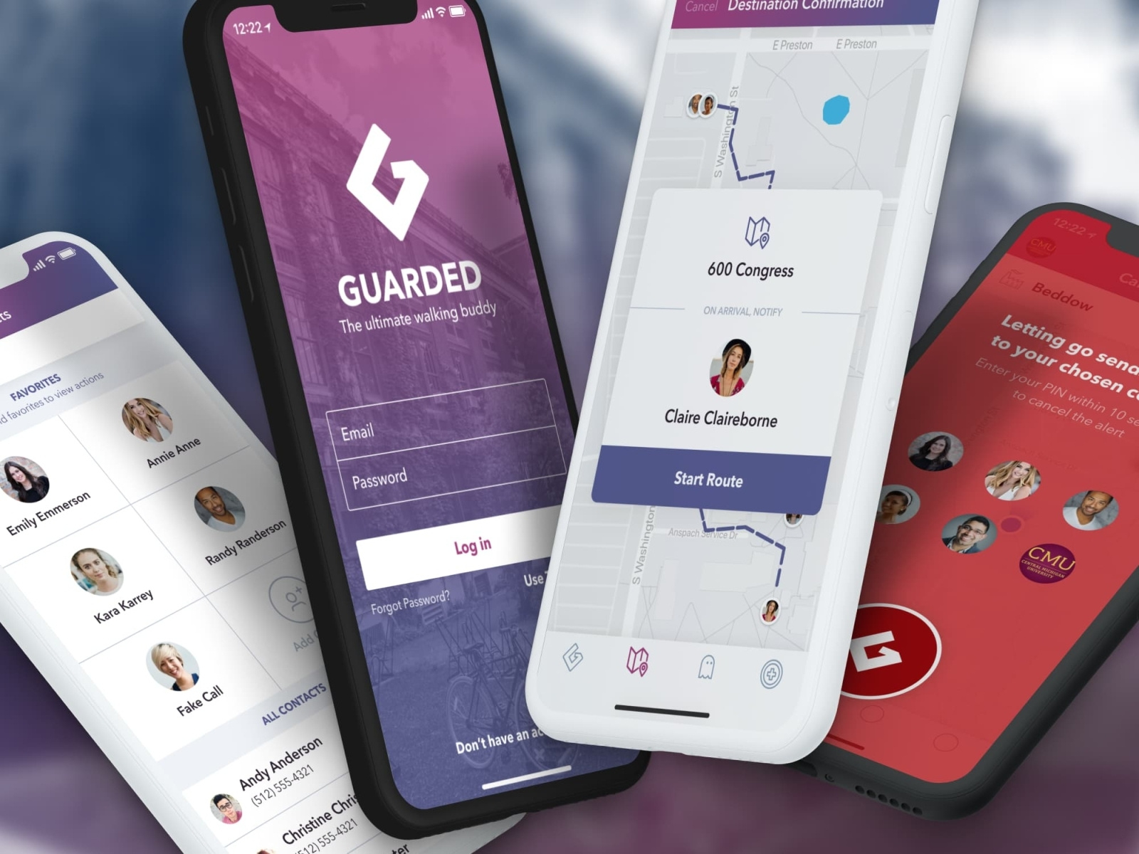 campus safety app by Dave Keller on Dribbble