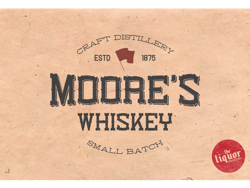 The Liquor Font Collection (Font Bundle) by Bart Wesolek on Dribbble