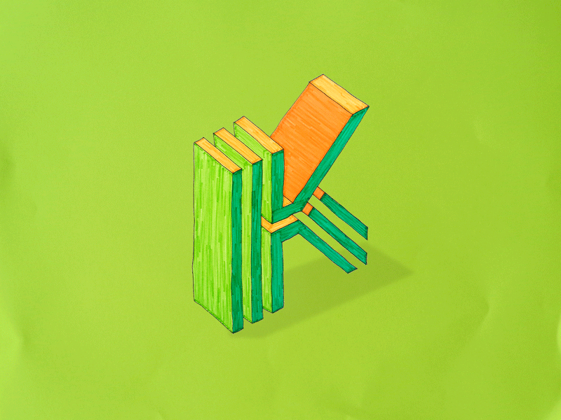 Letter K by Ambilimon Annamala Poosari on Dribbble