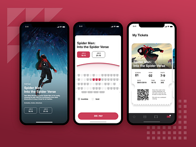 SS Cinema App by Artyom Yarmashuk on Dribbble