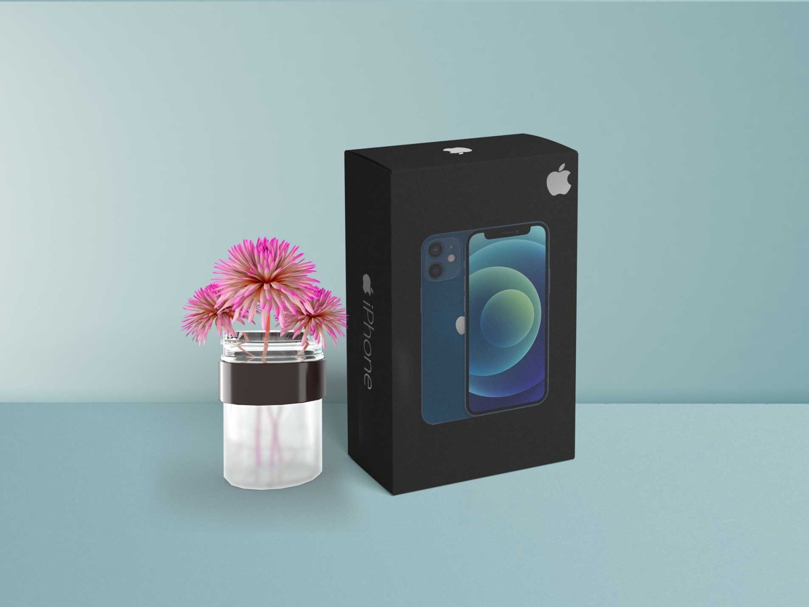 Black Iphone Box Mockup by Arun Kumar on Dribbble