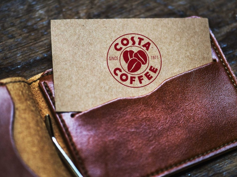Free Costa Coffee Walled Card Mockup by Arun Kumar on Dribbble