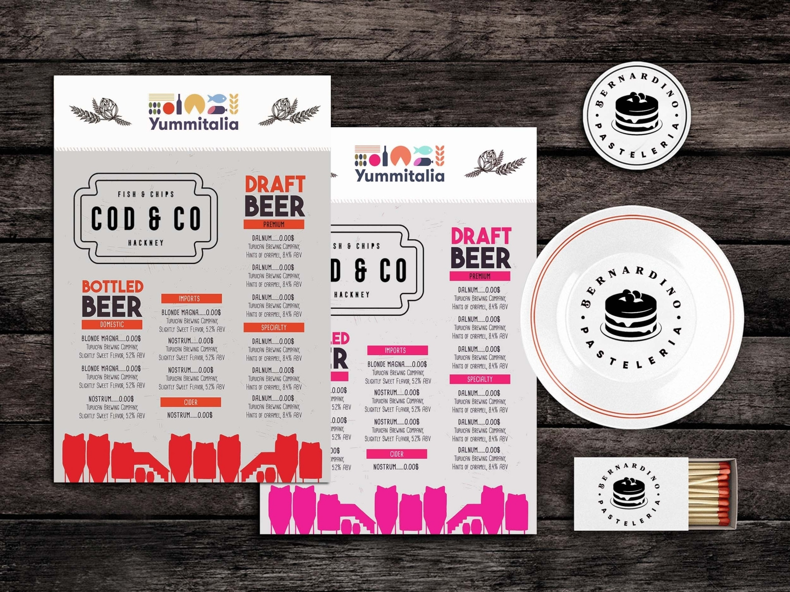 Chow Down Food Menu Template by Anjum on Dribbble