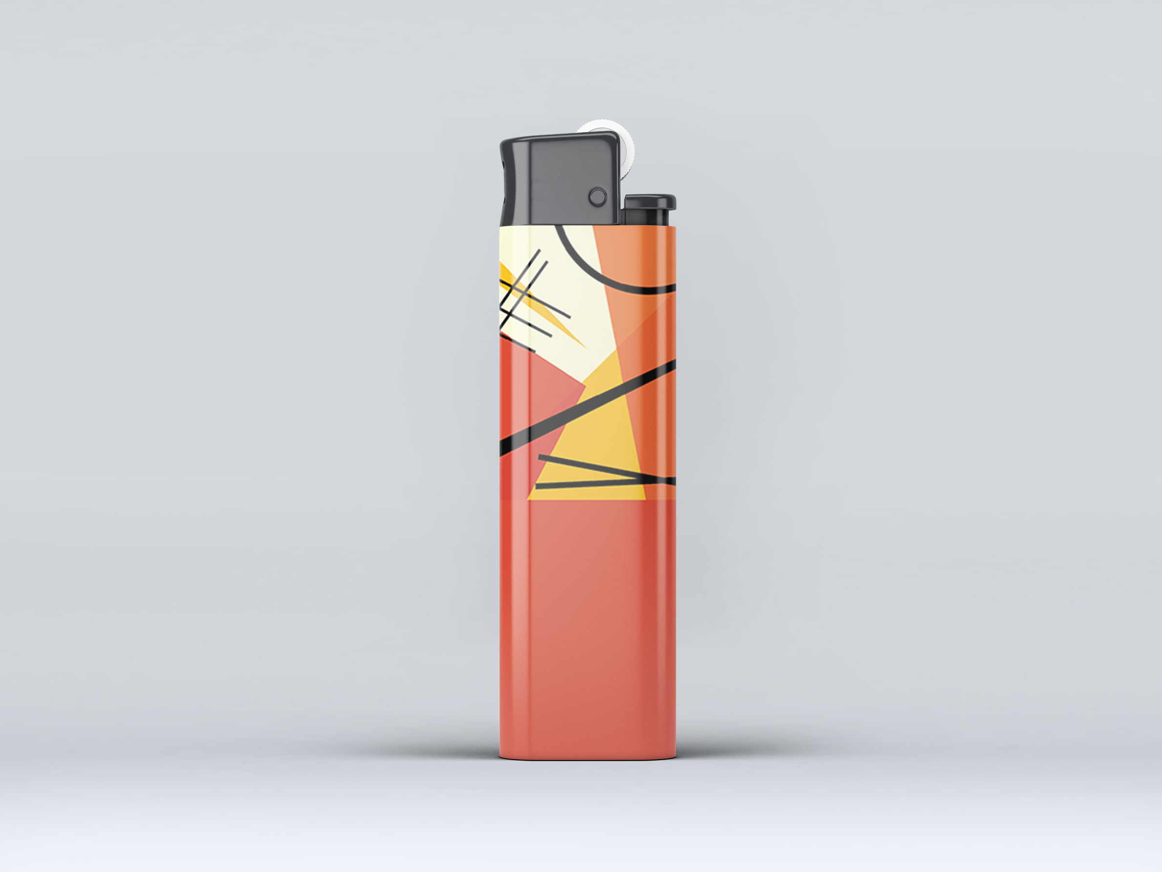 Free Custom Lighter Design Presentation Mockup by Anjum on Dribbble