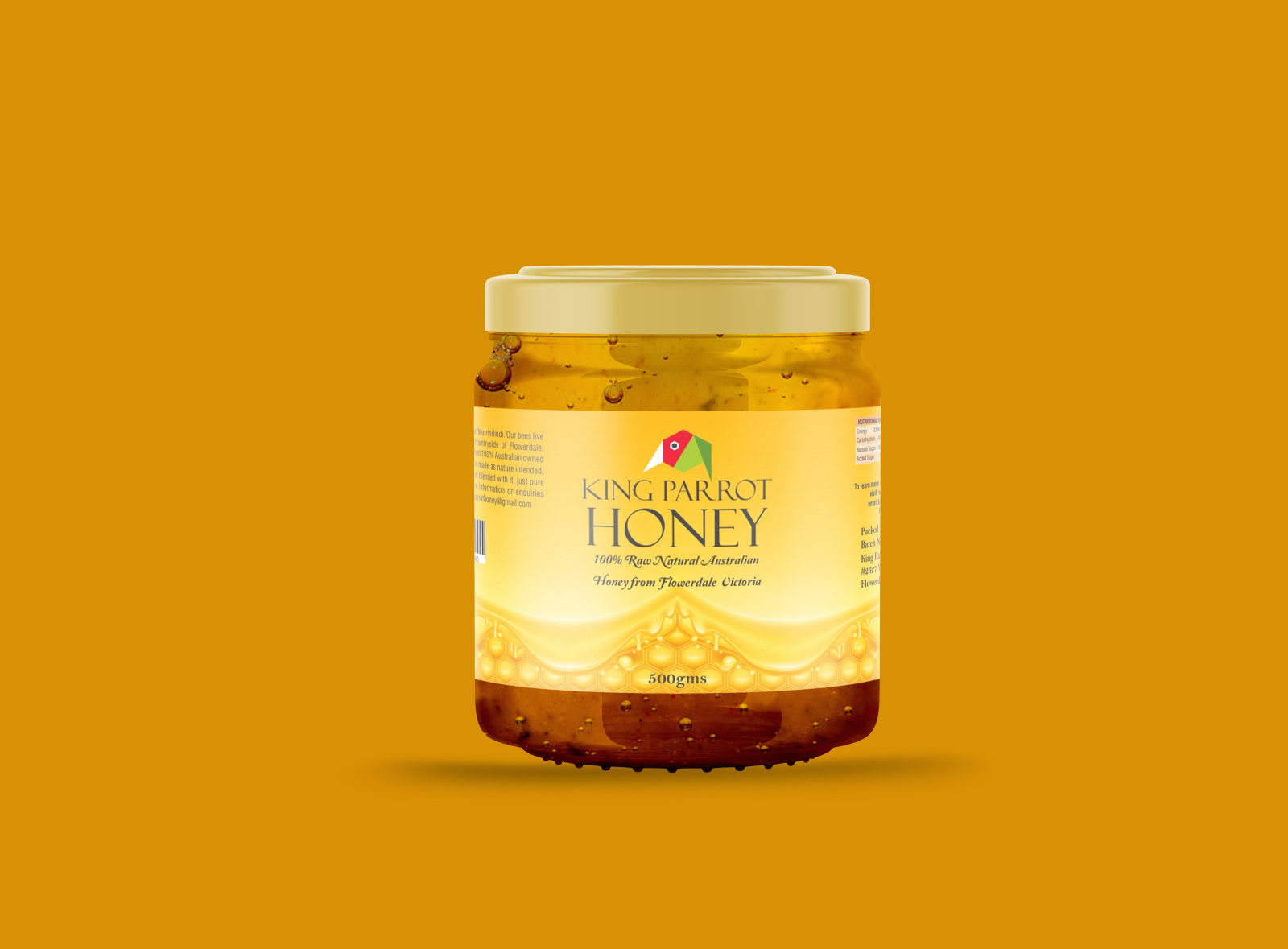 Small Honey Jar Label Mockup by Arun Kumar on Dribbble