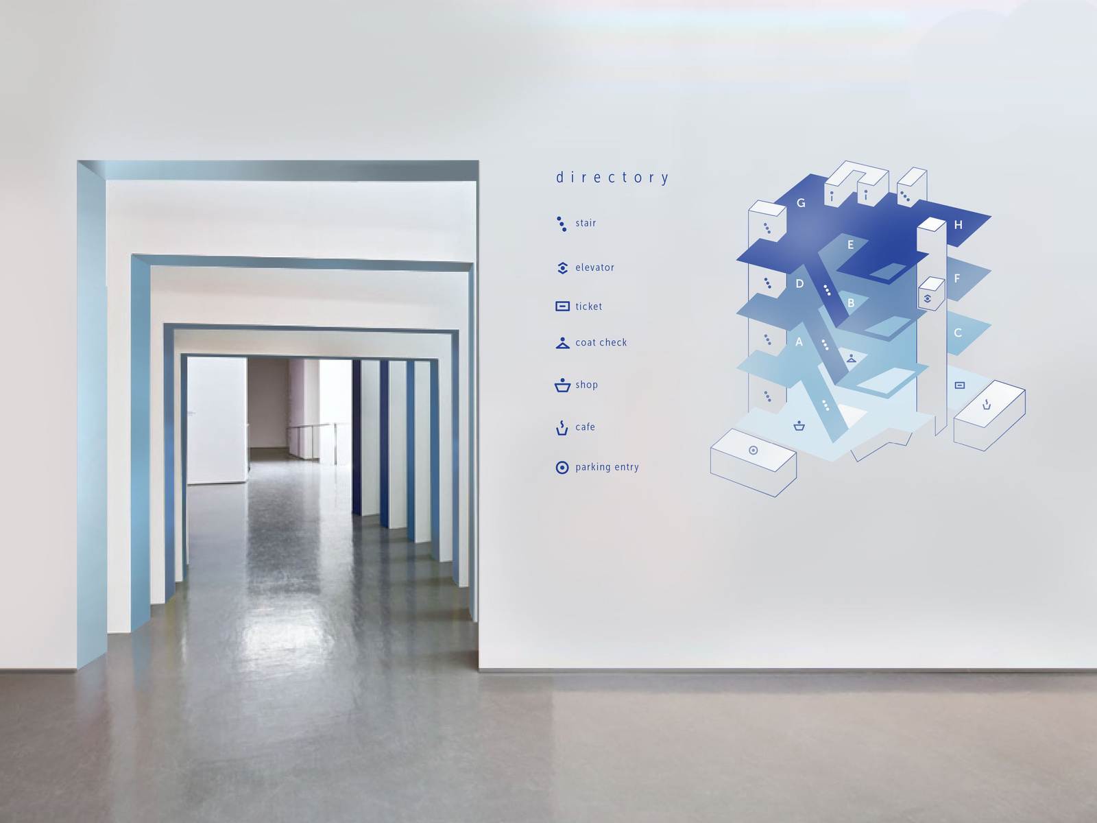 Minimal Museum Map by Zoe Mana Nishimura-Russ on Dribbble