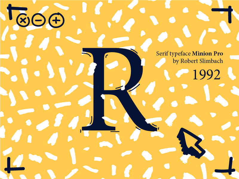 36 Days of Type - Minion R #009 by RSO on Dribbble