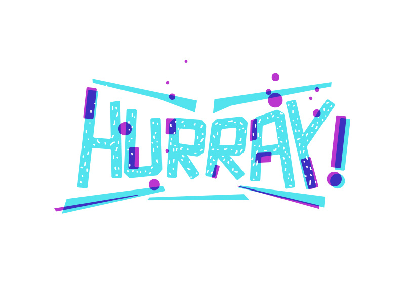 Hurray! by RSO on Dribbble