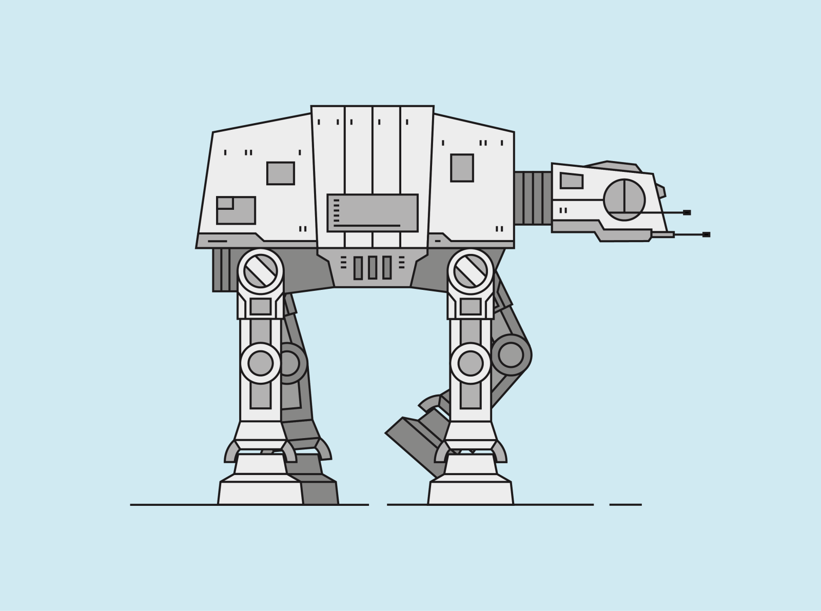 AT-AT Walker by Maarten on Dribbble