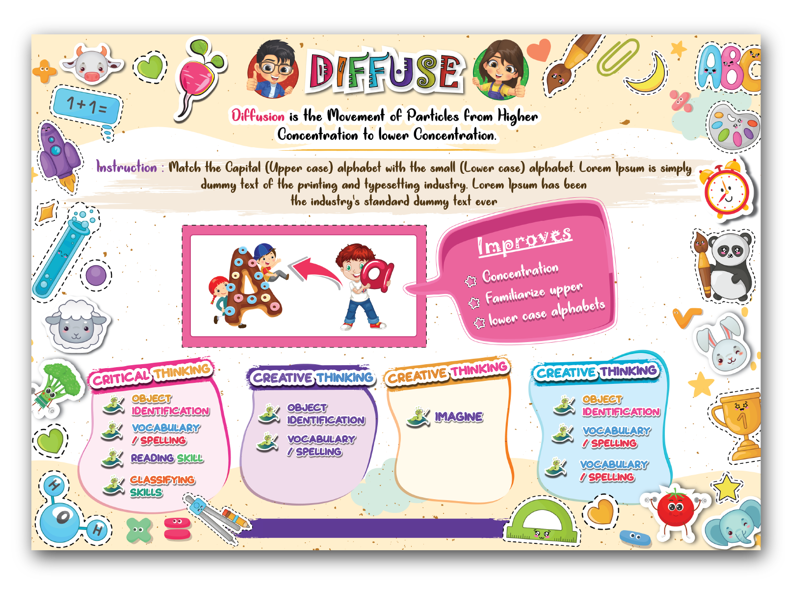 Kids activity book Page by RamaDevi Lakshmanan on Dribbble