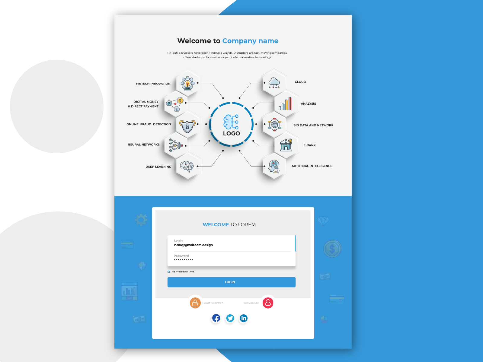 Login Page Design by RamaDevi Lakshmanan on Dribbble