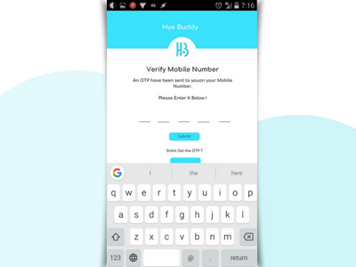 OTP Screen by krati vyas on Dribbble