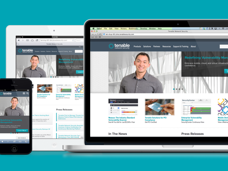Tenable Network Security Redesign by Tim Teeling on Dribbble