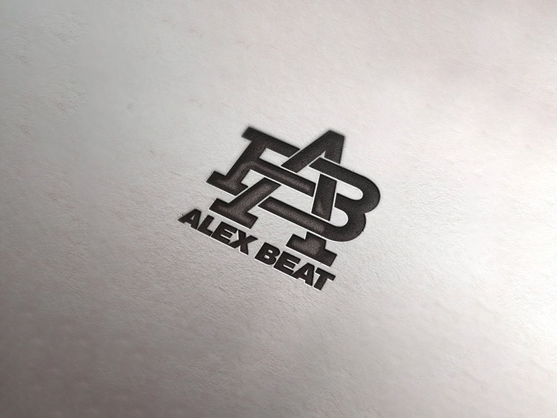 Alex Beat Monogram by Max Neshcheret on Dribbble