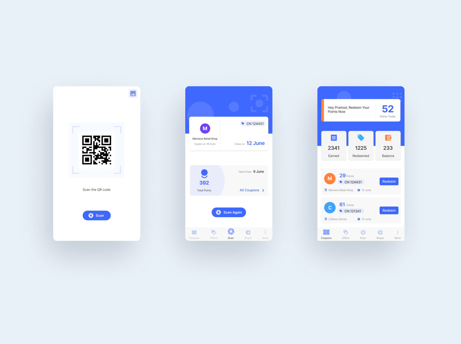 Coupon / Booking App UI Design by Roy Jacob on Dribbble