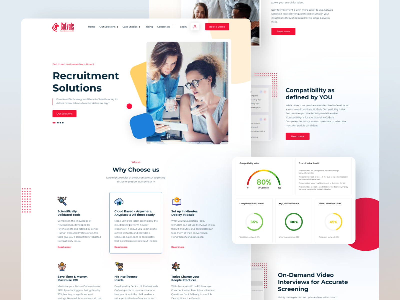 Recruitment Agency Landing page UI UX Design by Nasif Sabbir on Dribbble