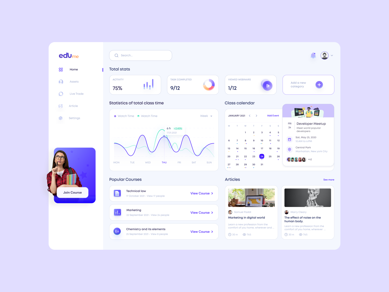 EduMe Student s Educational Dashboard By Gapsy Studio On Dribbble edume-student-s-educational-dashboard-by-gapsy-studio-on-dribbble