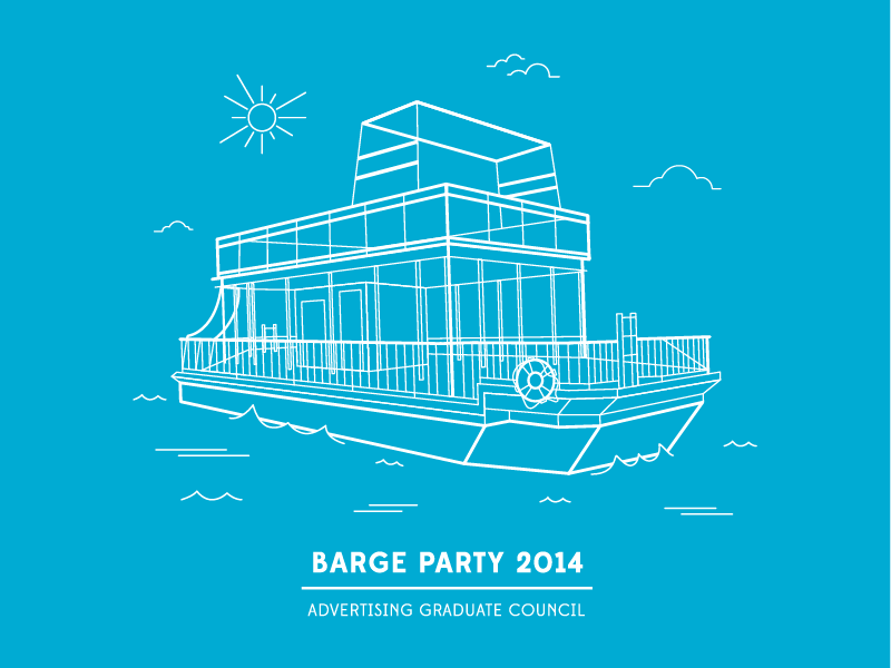 Barge Party by Courtney Leonard on Dribbble