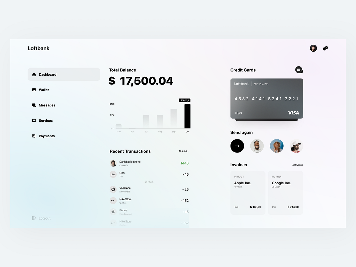 Digital Banking - Desktop Application by Ruslan Bakhar 🇺🇦 on Dribbble