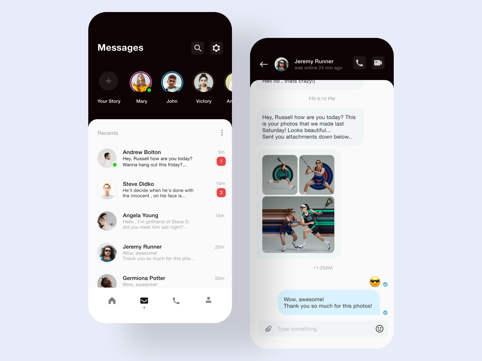 Clean UI - Chat by Ruslan Bakhar 🇺🇦 for Qubstudio: Digital Product ...
