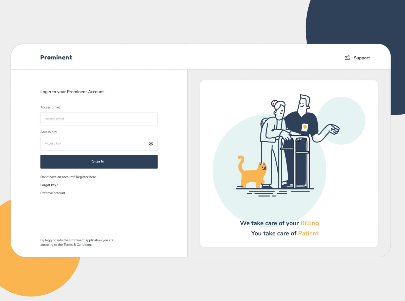 Login UI - Medical Login Page by Pratik Bhati on Dribbble