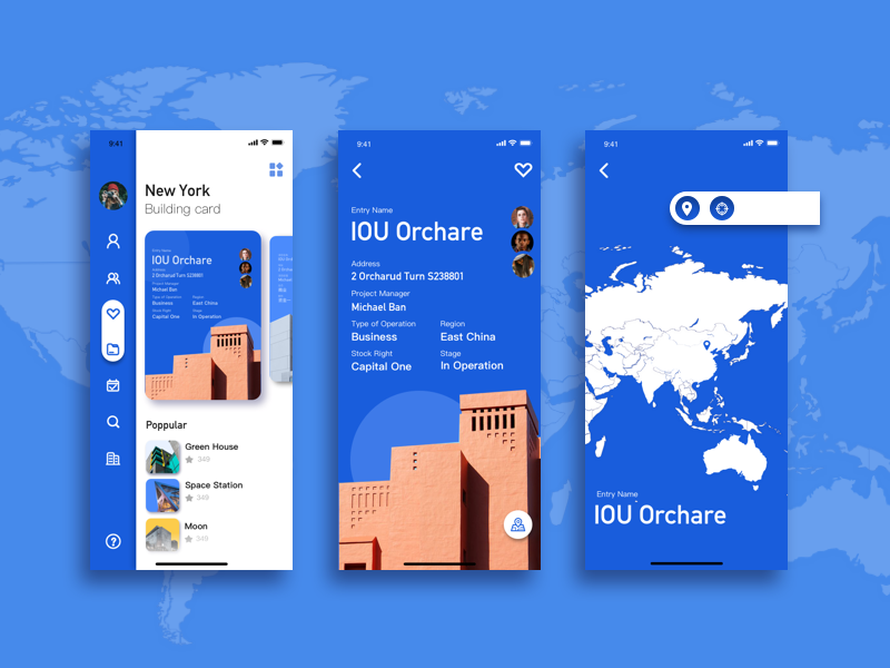 Building Cards by Zansen on Dribbble