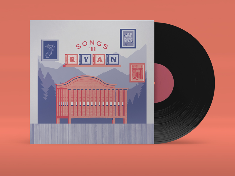 Songs for Ryan - Album Cover by ghost co-op on Dribbble
