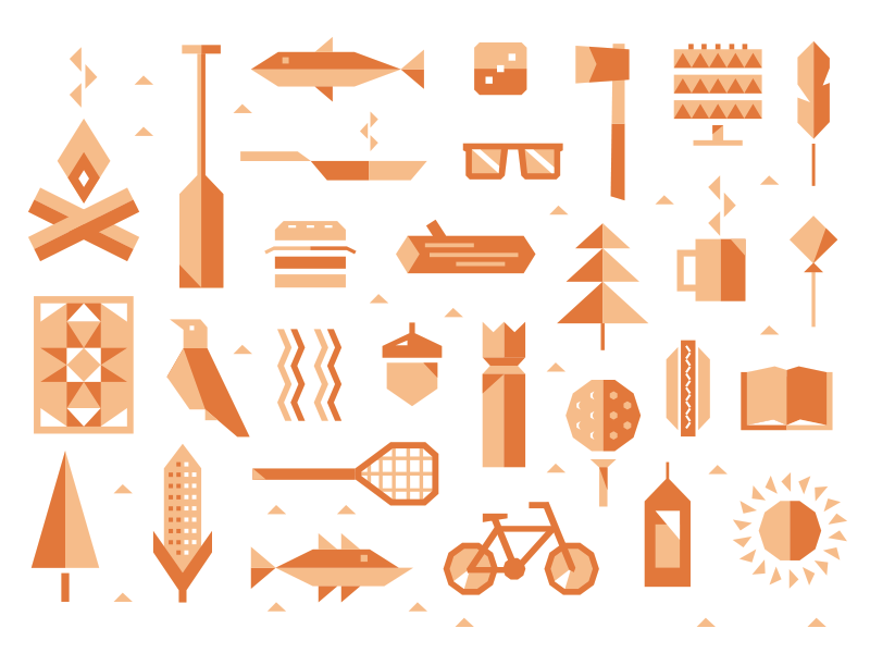 Up North Icons by Dustin Hackwith on Dribbble