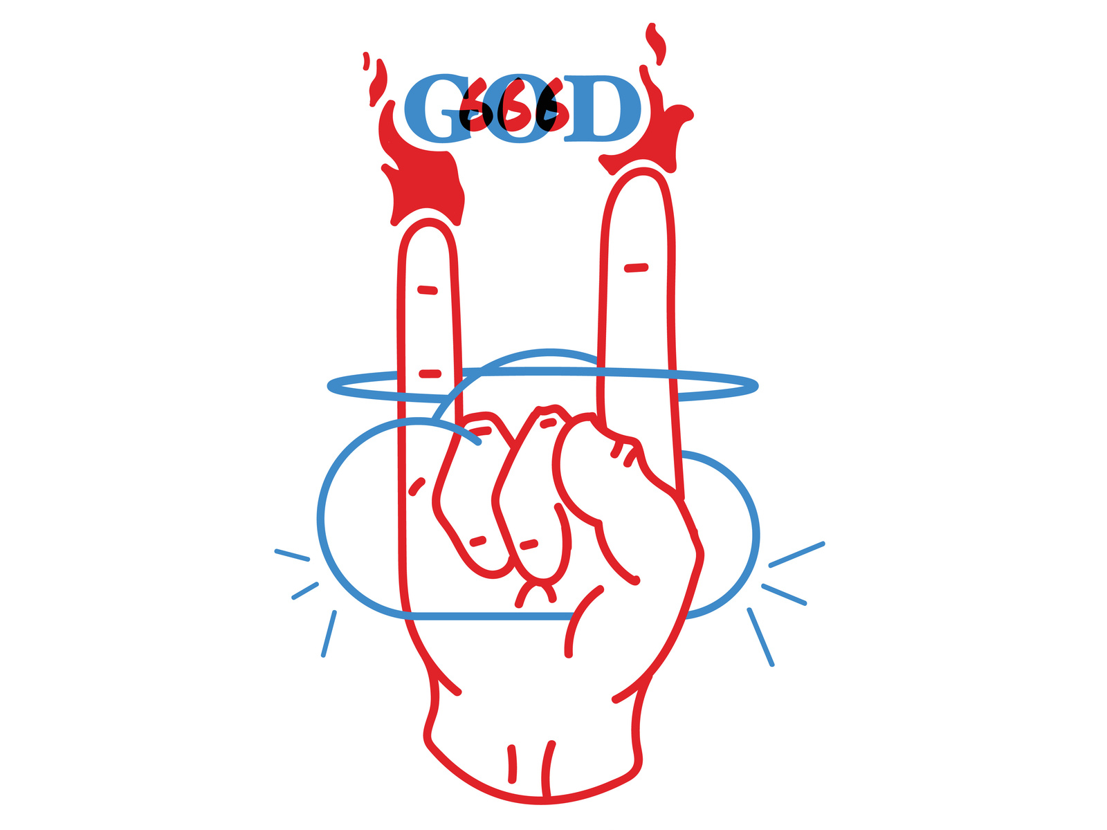 God Is 666 by Théo on Dribbble