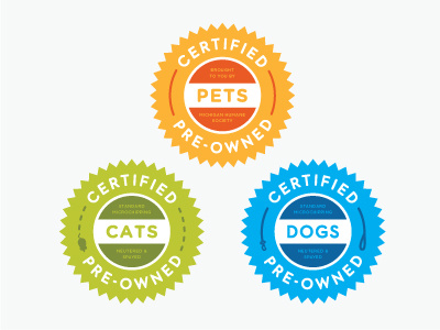 Certified Pre-Owned Pets by Missy Reinikainen on Dribbble