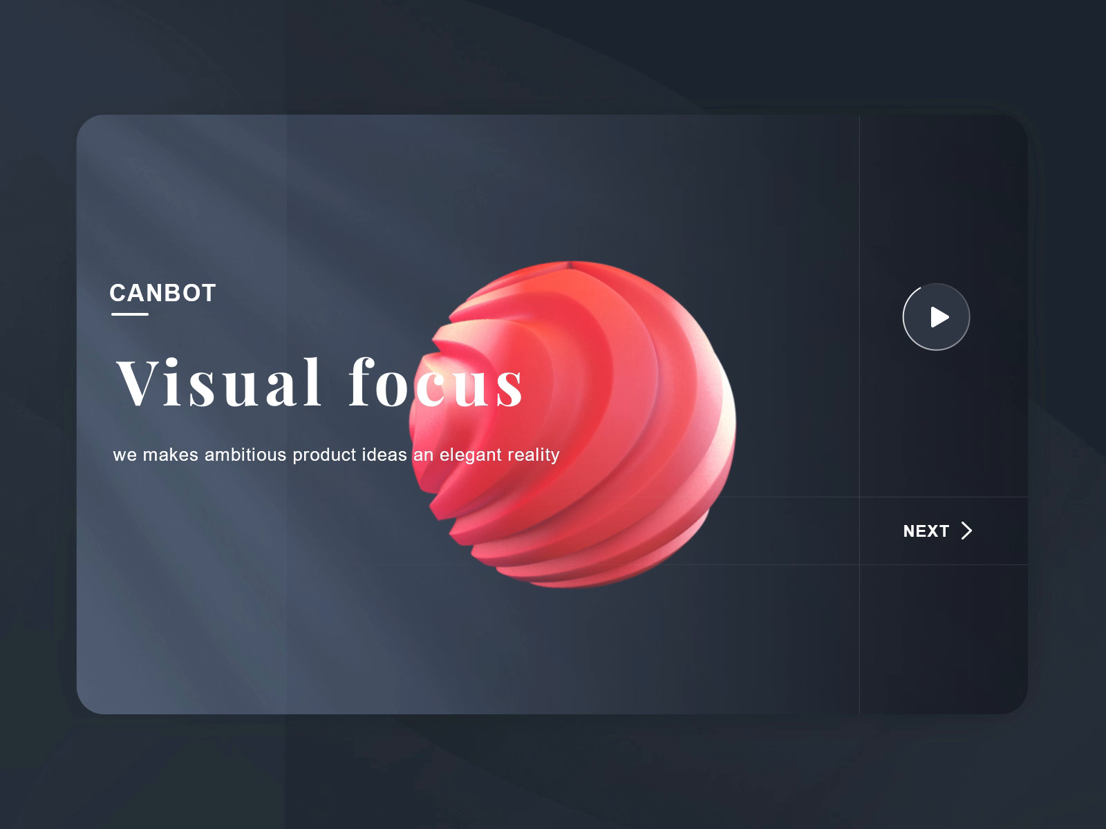 Visual focus by Claire on Dribbble
