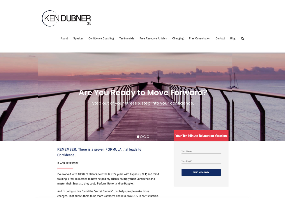 Ken Dubner Website Design by Studio AM on Dribbble