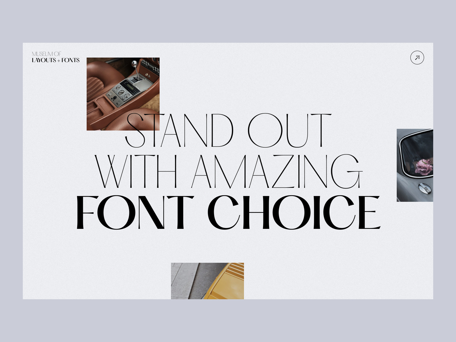 Fonts & Layouts #3 by Marko Jotic on Dribbble
