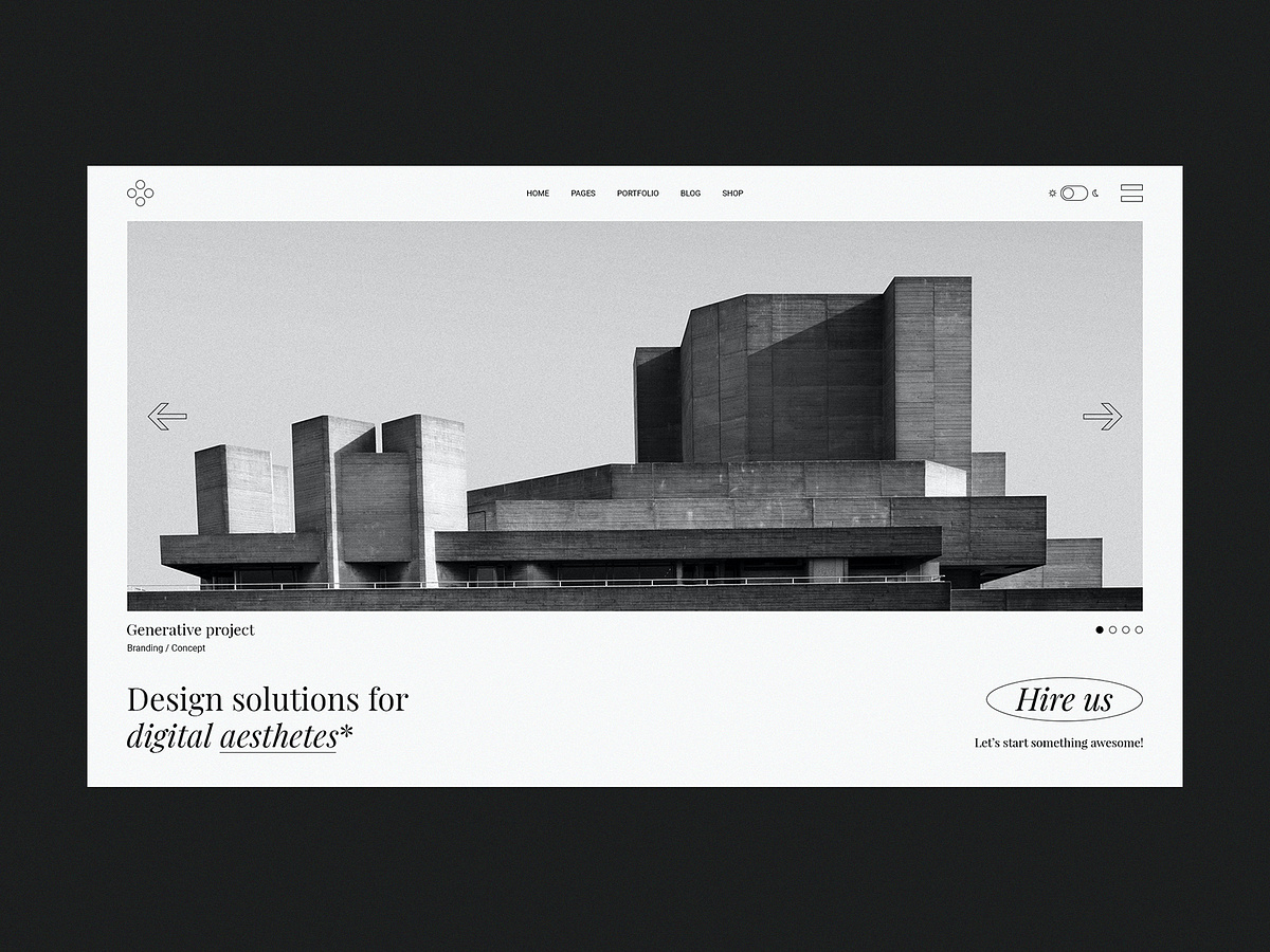 Brutalist designs, themes, templates and downloadable graphic elements ...