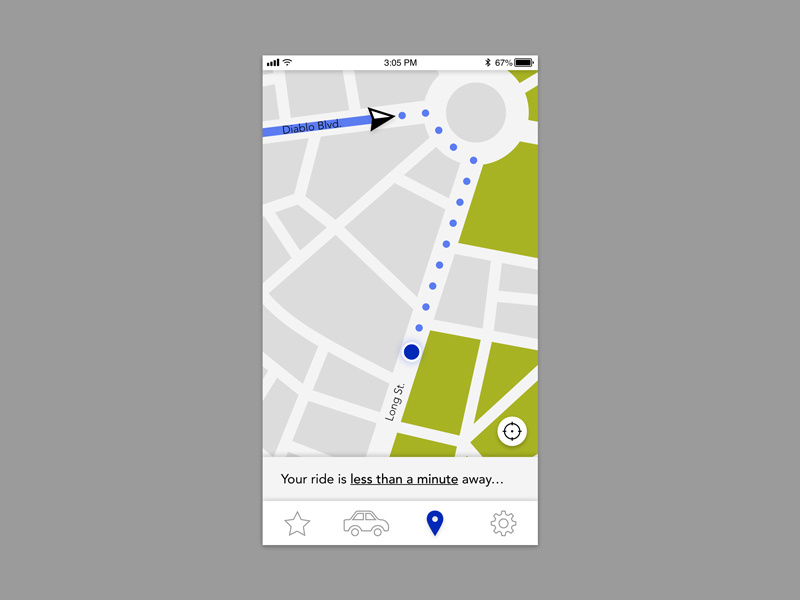 Daily UI #020 – Location Tracker by Odin Aerni on Dribbble
