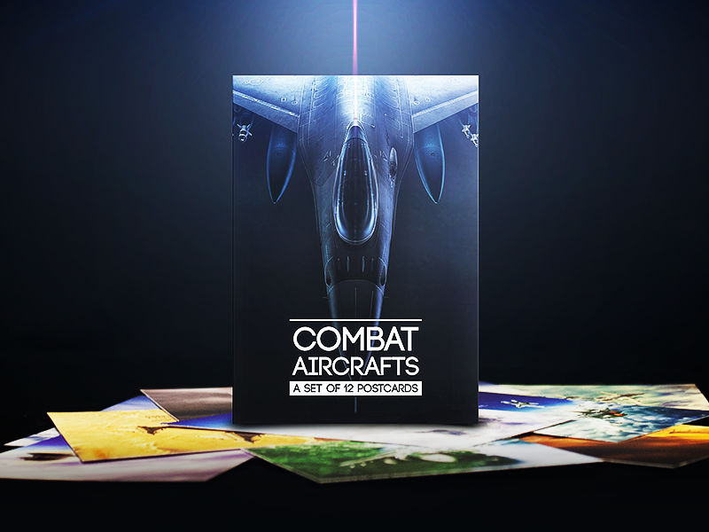 Cover for the set of 12 postcards by Andrew on Dribbble