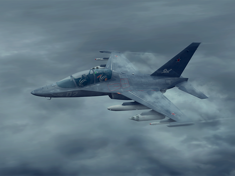 Yakovlev Yak-130 by Andrew on Dribbble