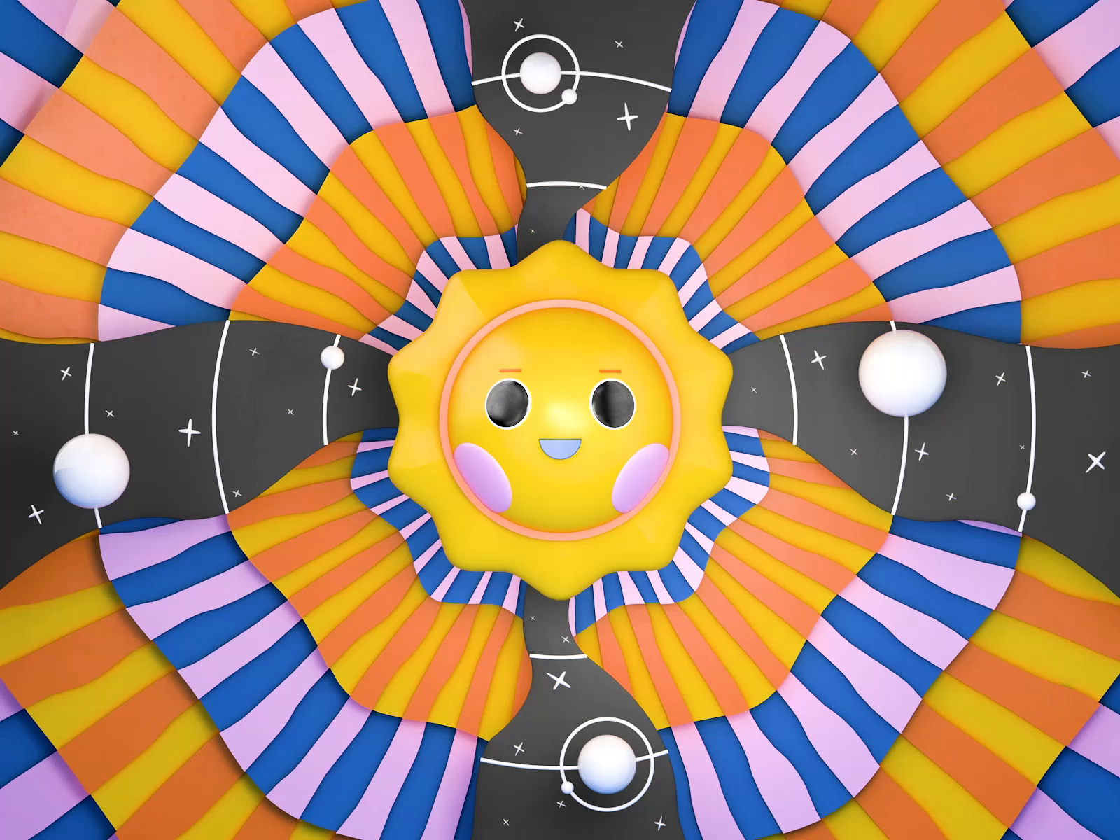 Cosmic Sun by Jose Torres on Dribbble