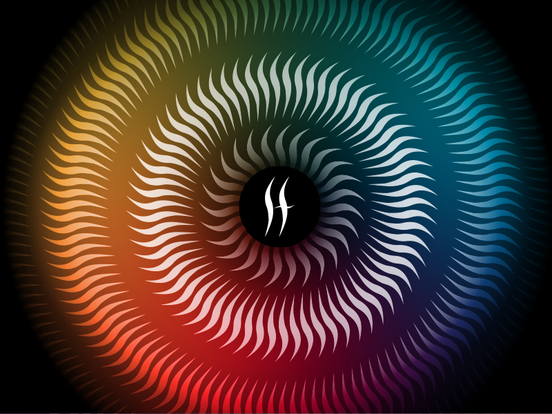 My Logo with a Textured Background by Sylvia Foster on Dribbble