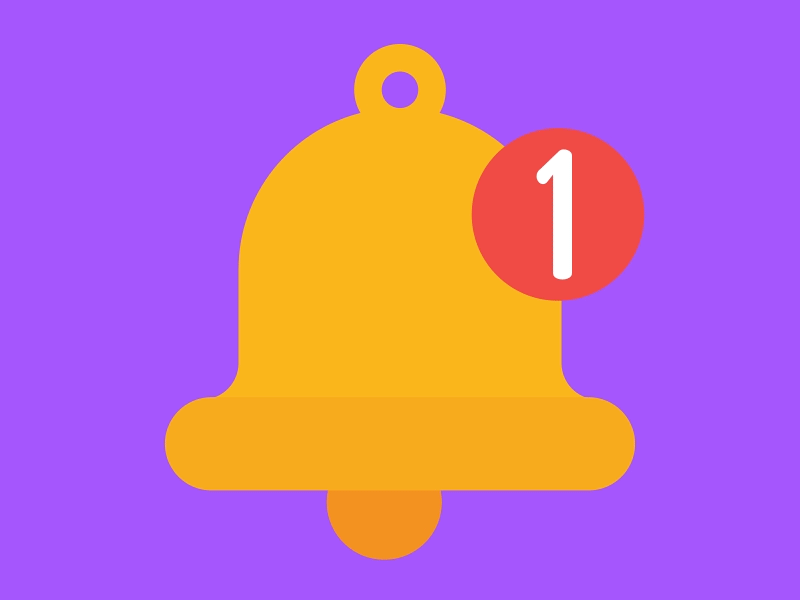 Notification by Raul Paixão on Dribbble