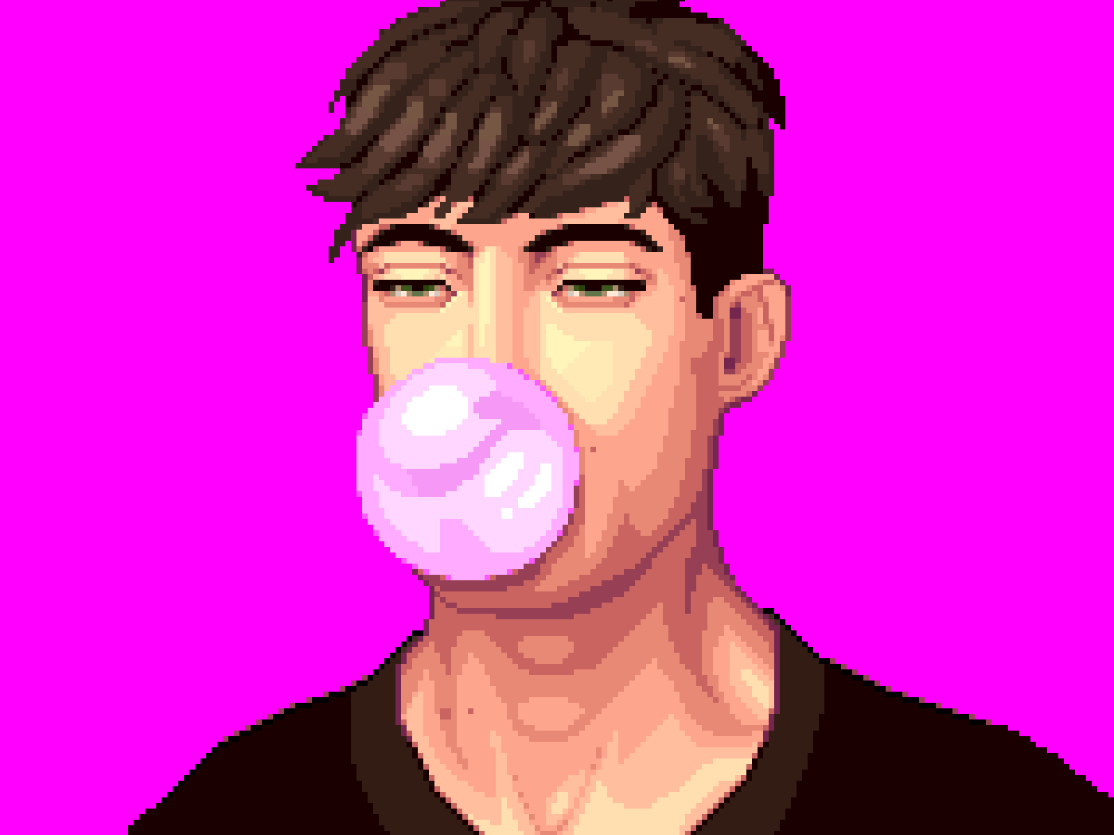 Self portrait by Darius Anton on Dribbble