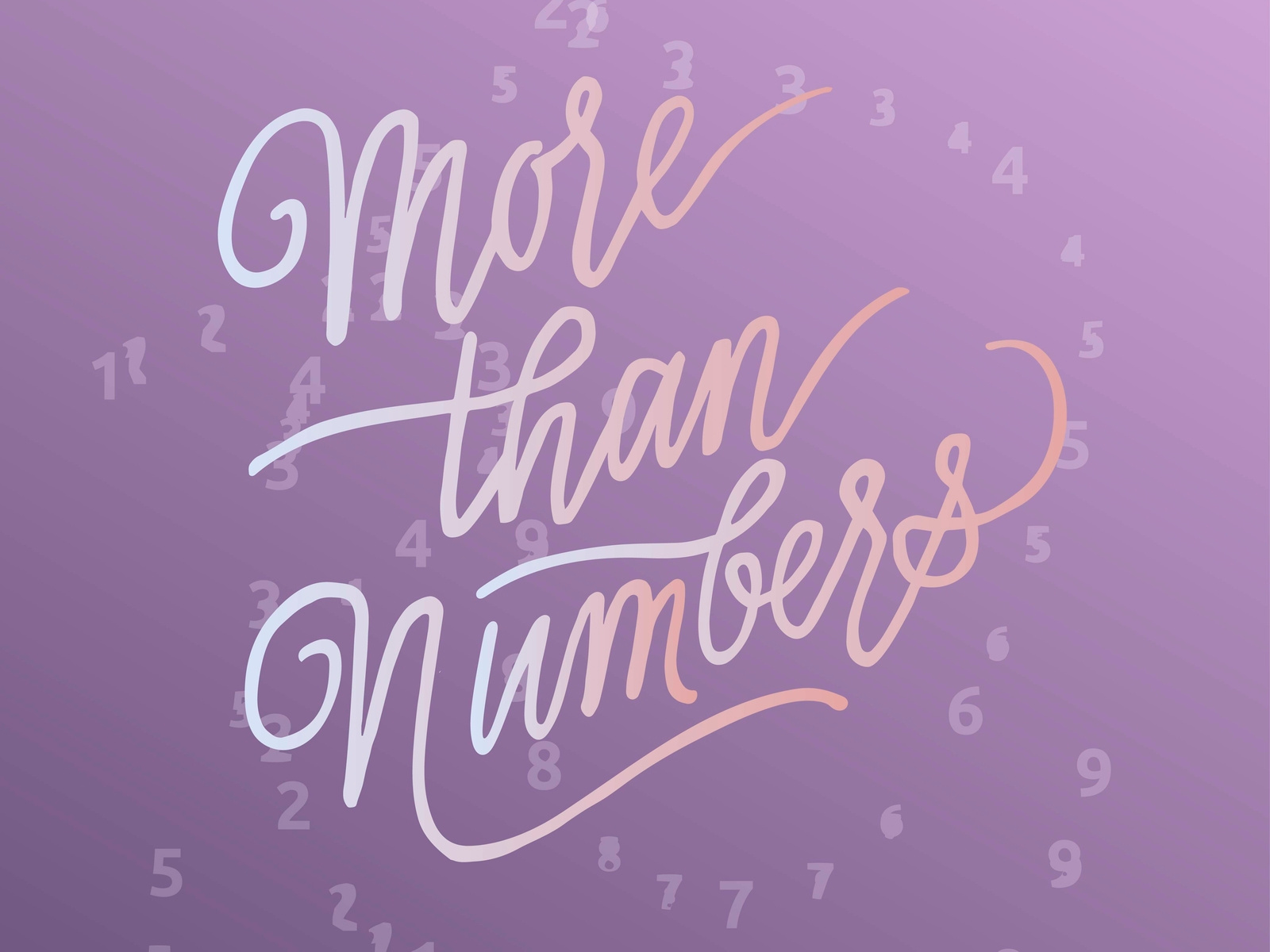 Calligraphy with gradients by Irina Nosova on Dribbble