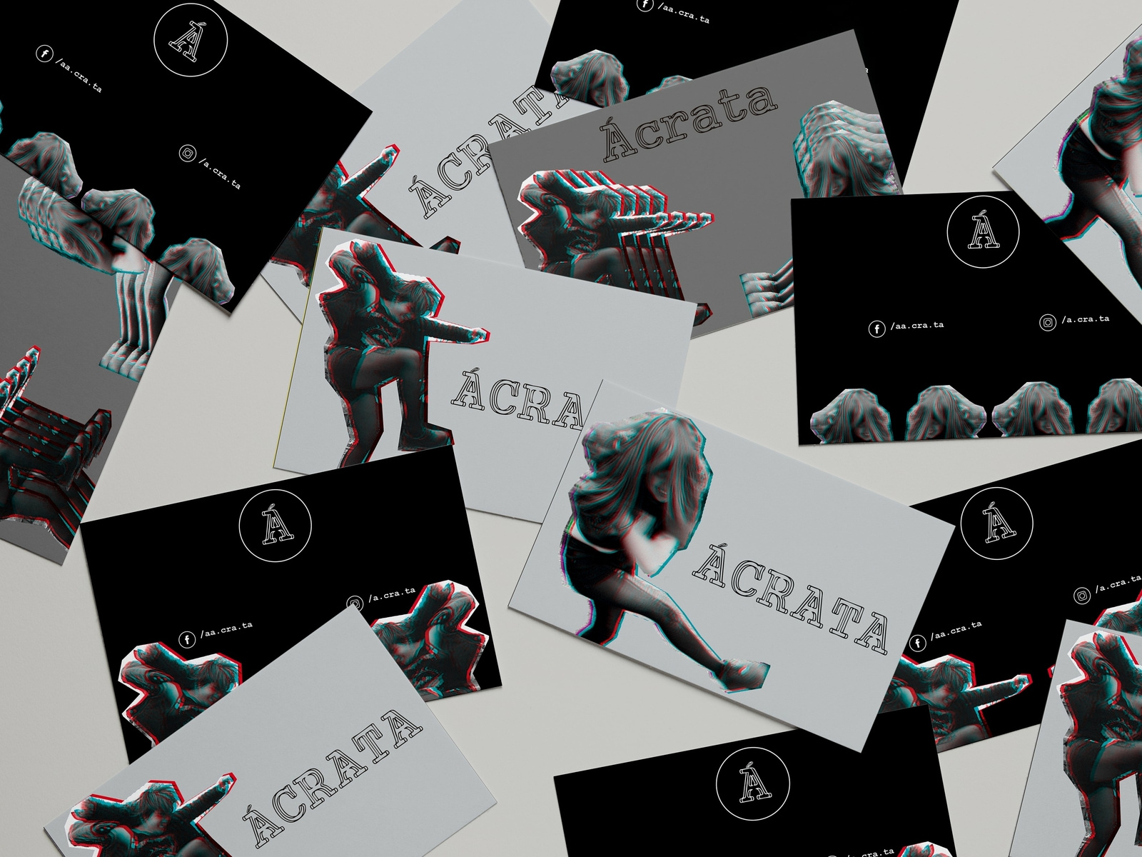 Acrata Postcards by Paz Persurich on Dribbble