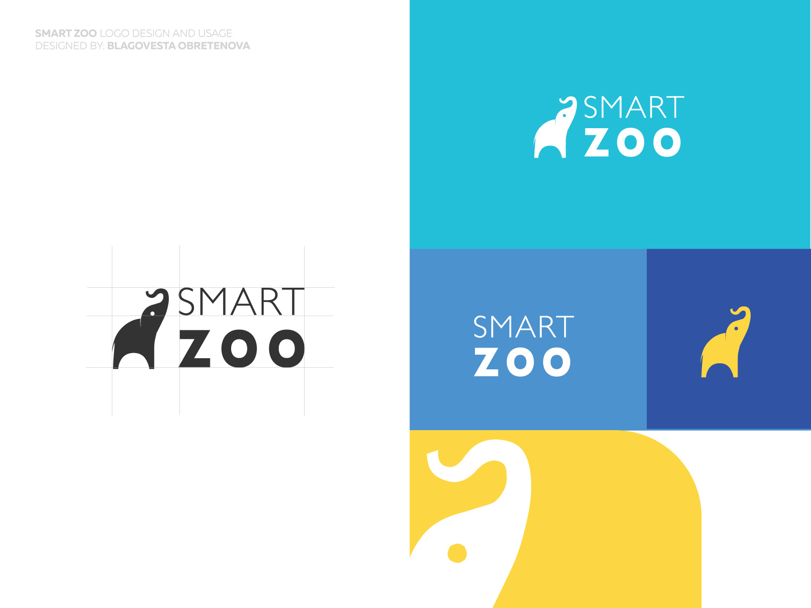 Smart Zoo Logo Education by Blagovesta Obretenova on Dribbble