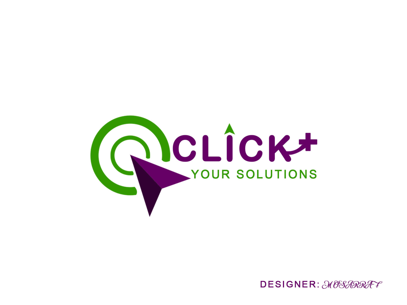 click logo by Mosarraf Hossain | Logo Designer on Dribbble