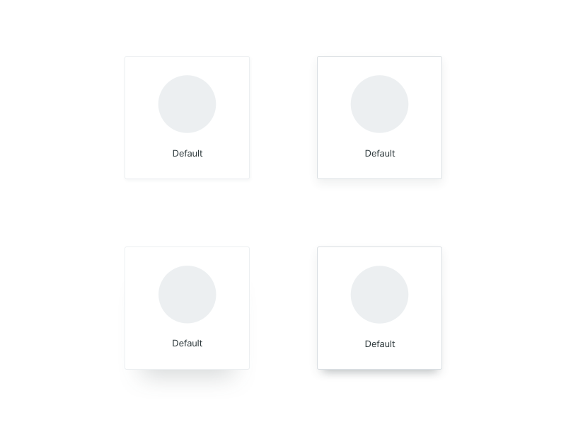 Drop Shadows by Sara Zhang on Dribbble