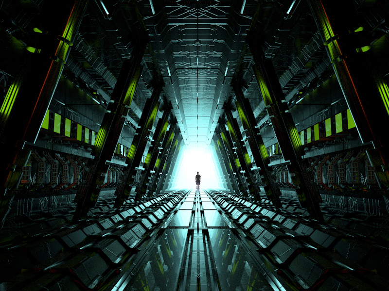 Cinema 4D Space ship by Eric.D on Dribbble