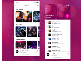 Daily UI #009 - Music Player by Priyanka Bhandari on Dribbble