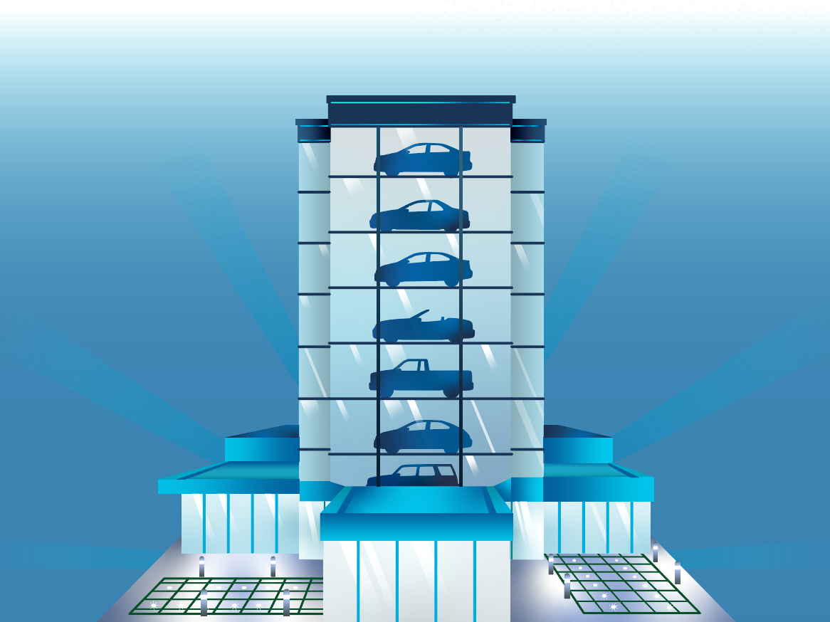 Car Tower by Dallas Clark on Dribbble